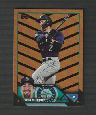 2023 Topps Update Tom Murphy Orange & Black Parallel #US289 Seattle ...
