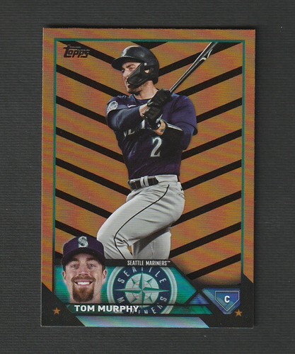 2023 Topps Update Tom Murphy Orange & Black Parallel #US289 Seattle ...