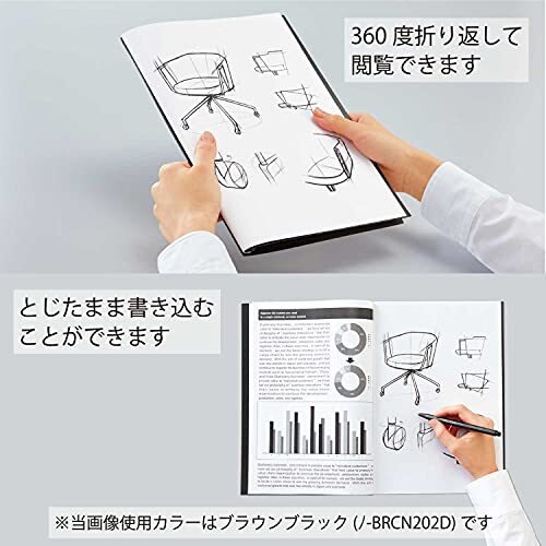 Kokuyo Bizrack Clipnote Punchless Clip Folder Holds up to 25 Sh from JP ...