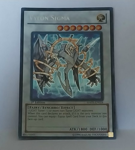 Yugioh Vylon Sigma HA05-EN024 1st Edition Secret Rare | eBay