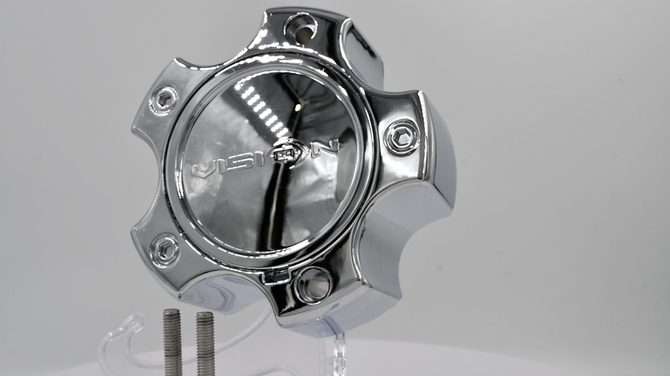 Vision Warrior C375-5CDOC 375 Chrome Wheel Center Cap 5x5.5 5x135 5x150 ...