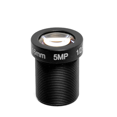 16mm 5 megapixel M12-Mount 1/2.5 inch small surveillance camera HD lens ...