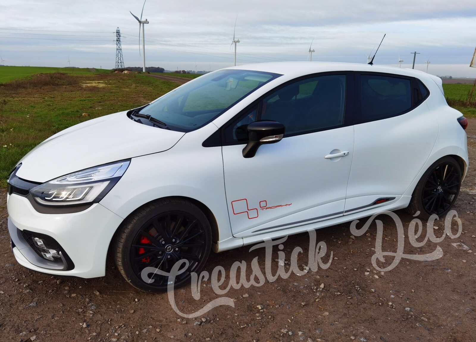 Trophy Stickers pour Renault megane clio RS GT sport X2 stickers ...
