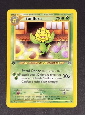 🔥🔥Sunflora 50/111 Neo Genesis First Edition🔥🔥NM | eBay