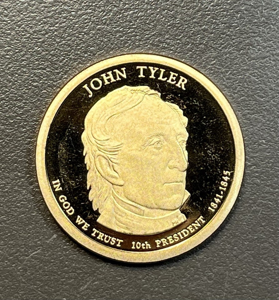 2009 S John Tyler Presidential Proof Dollar | eBay
