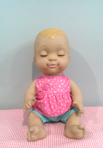 Adorable All Vinyl Interactive Mealtime Magic Mia Baby Doll by ...