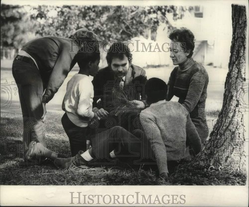 1972 Press Photo Social workers Bill Rittenberg and Edith Back- Milne ...