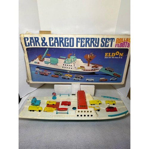 Vintage 1960s Toy Car & Cargo Ferry Set, Rolls & Floats - SS Eldon | eBay
