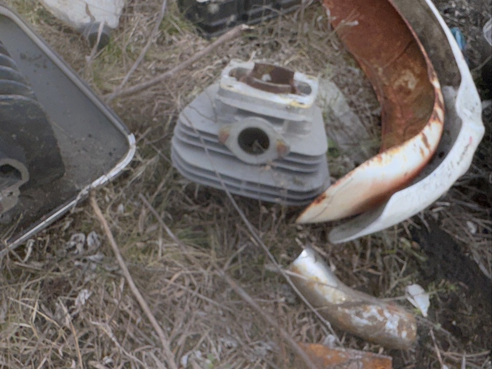 1970s vintage husqvarna dirtbike cylinder 360 390 400 air cooled ahrma ...