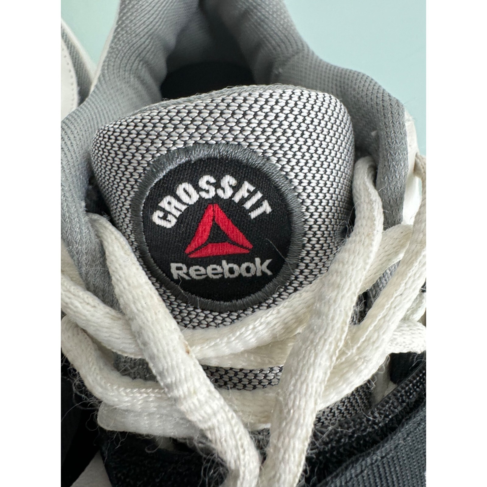 Reebok Women's Crossfit Shoes White Gray Shoelace Strap J85209 Size 8.5 ...