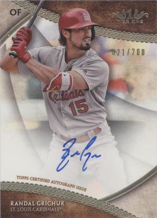 2017 Topps Tier One - Breakout Autographs Randal Grichuk #BOA-RGR /200 ...