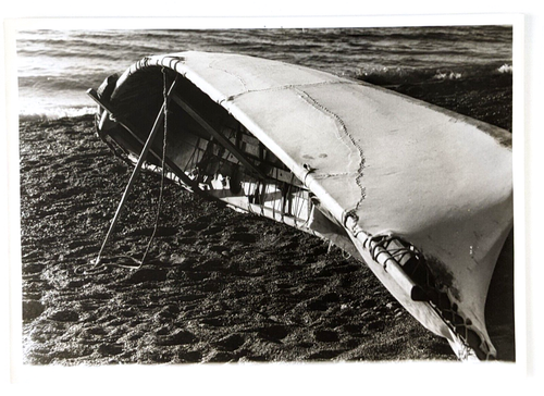 Animal Hide Skin Fishing Canoe Beach Water Lake Ocean Vintage Photo | eBay