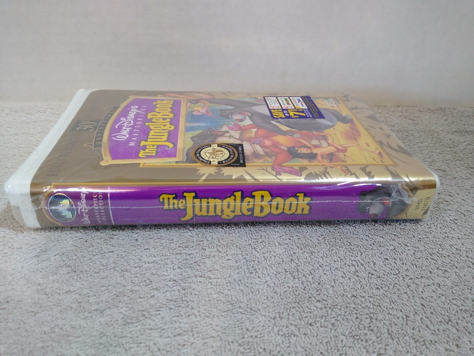 The Jungle Book (VHS, 1997, 30th Anniversary Limited Edition) for sale ...