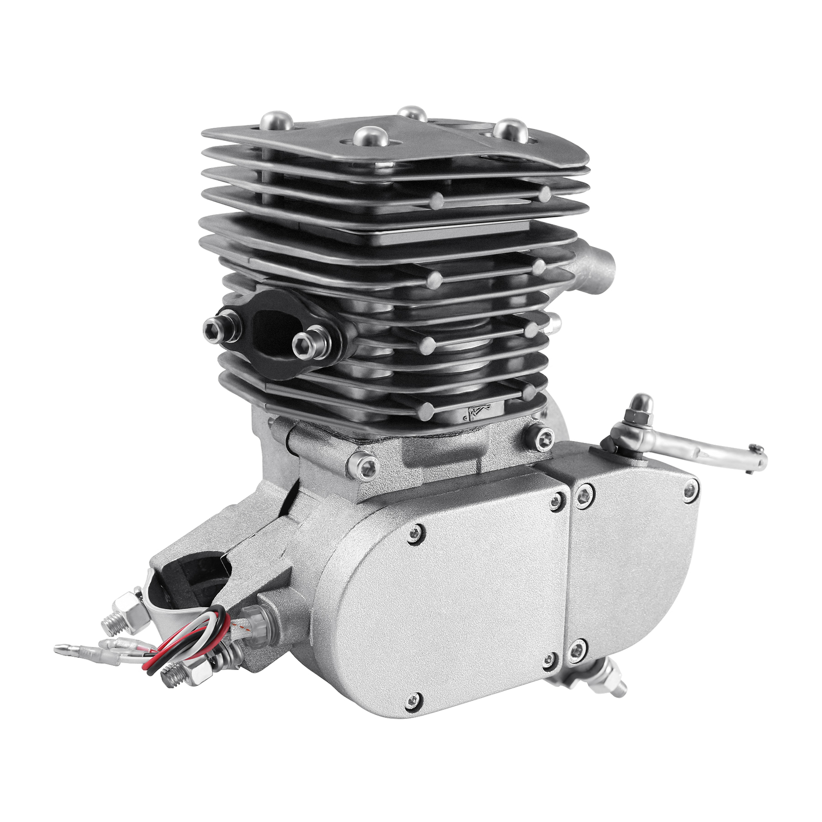 110cc 2-Stroke Bicycle Motor Kit Bike Motorized Petrol Gas Engine Full ...
