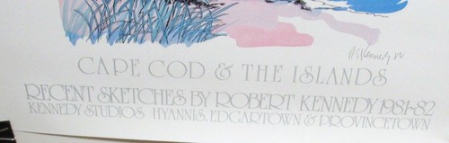 ROBERT E. KENNEDY "CAPE COD THE ISLAND" HAND SIGNED COLOR POSTER | eBay