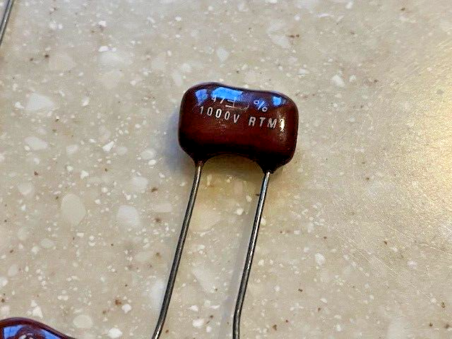 5pc 47pF 1000V DIP SILVER MICA CAPACITOR~RTM | eBay