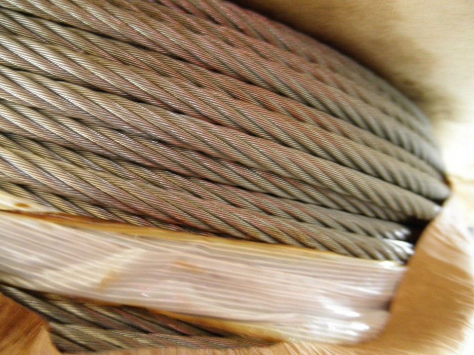 500' Reel 3/16' Wire Rope Cable 7x19 Strand .188" MIL-W-83420/2 4010-00 ...