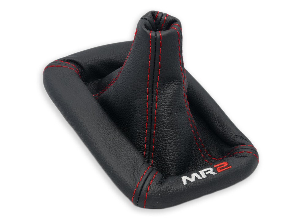 FOR TOYOTA MR2 MK2 SW20 90-99 GEAR SHIFT BOOT GAITER LEATHER EMBROIDERY ...
