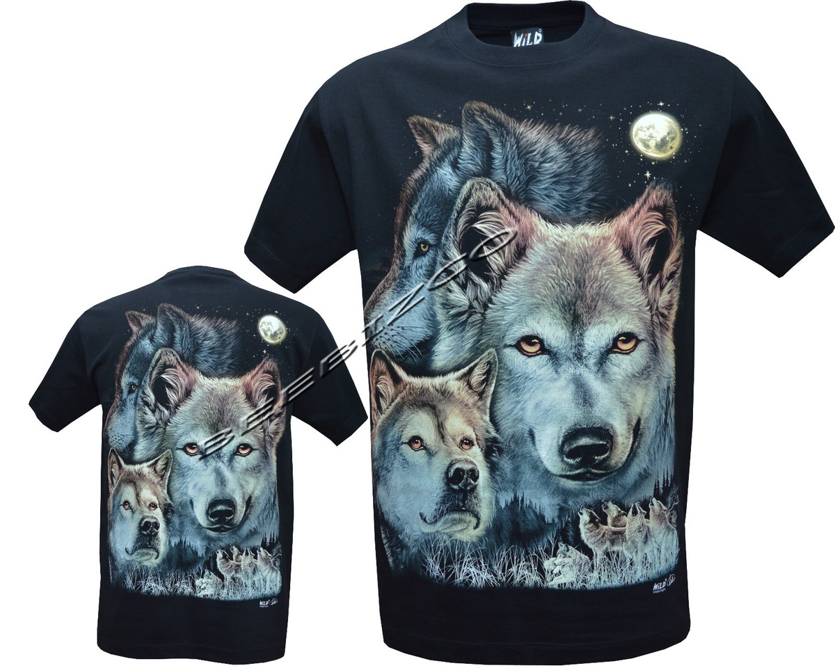 Indian And Wolf Native Timy American Wolves