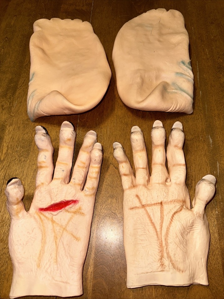 Vintage Topstone Halloween Costume Monster Hands, Feet | eBay