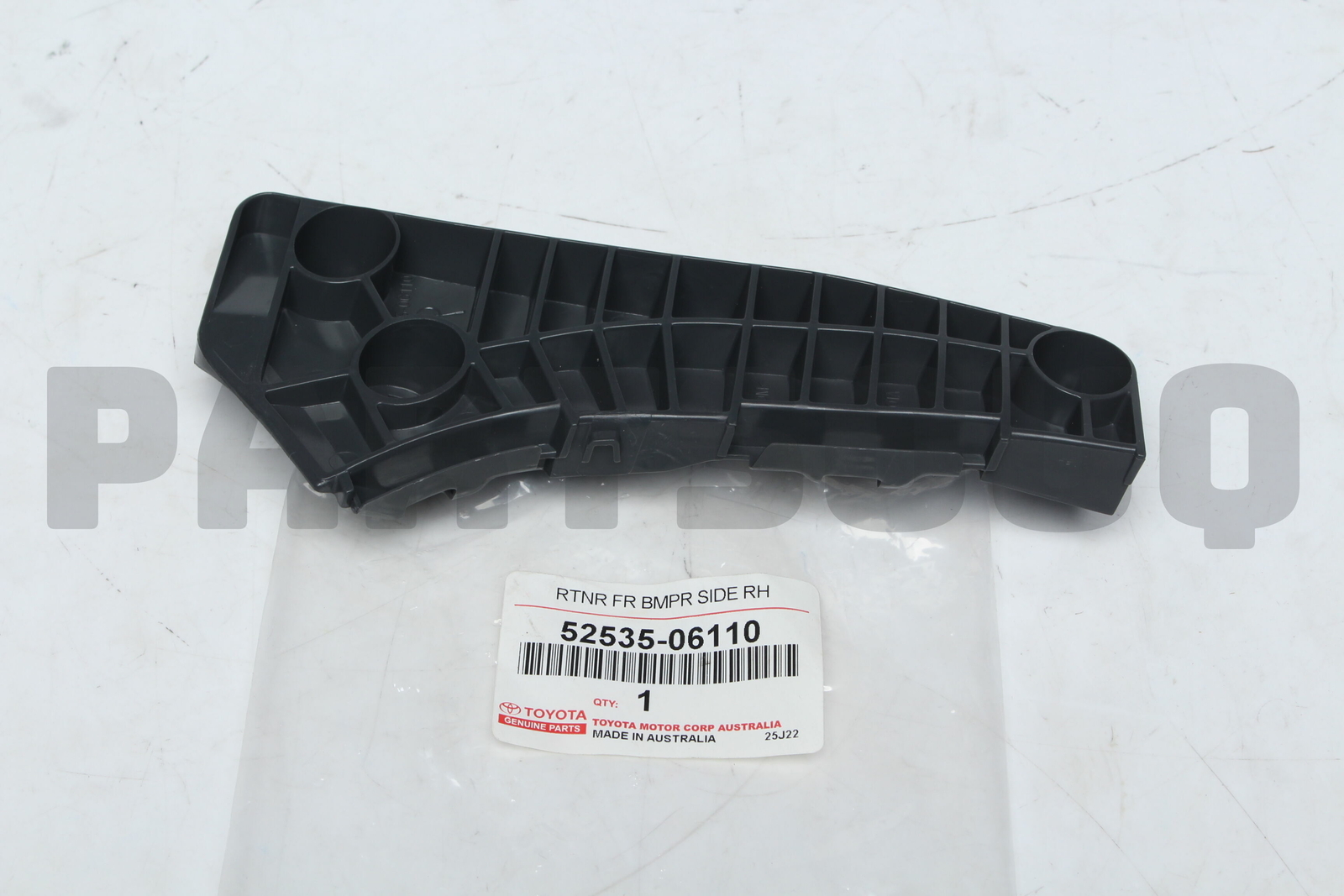 5253506110 Genuine Toyota RETAINER, FRONT BUMPER SIDE, RH 52535-06110 ...