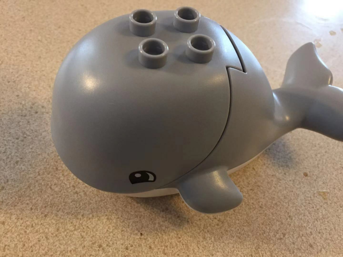 1 lego duplo figure rare water alligator hippo fish penguin whale duck ...