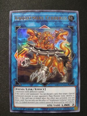 Yugioh - Knightmare Cerberus (Ultra Rare) (1st Edition) - MP19-EN026 ...