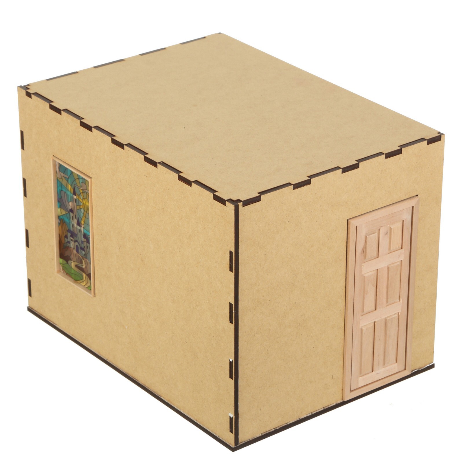 Doll House, Single Room Diorama Box Kit, with Door & Window 1:12 | eBay