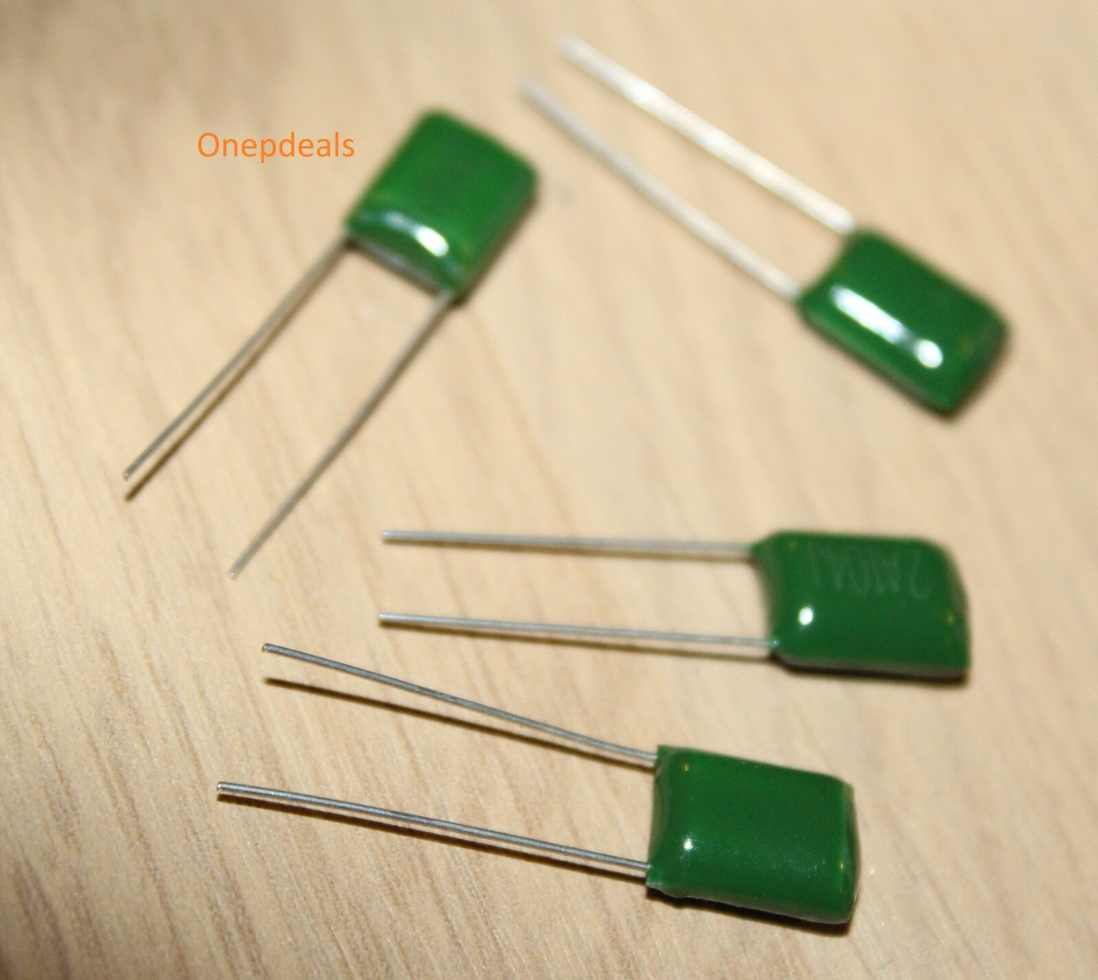 0.1uF 2A104J MYLAR CAPACITORS 4 PIECES ELECTRIC GUITAR TONE BLEED GREEN ...