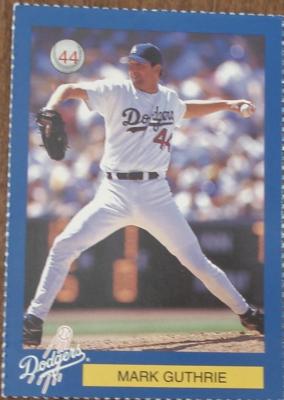 Mark Guthrie, #44, LAPD Dare Dodgers Baseball Card, GOOD CONDITION | eBay