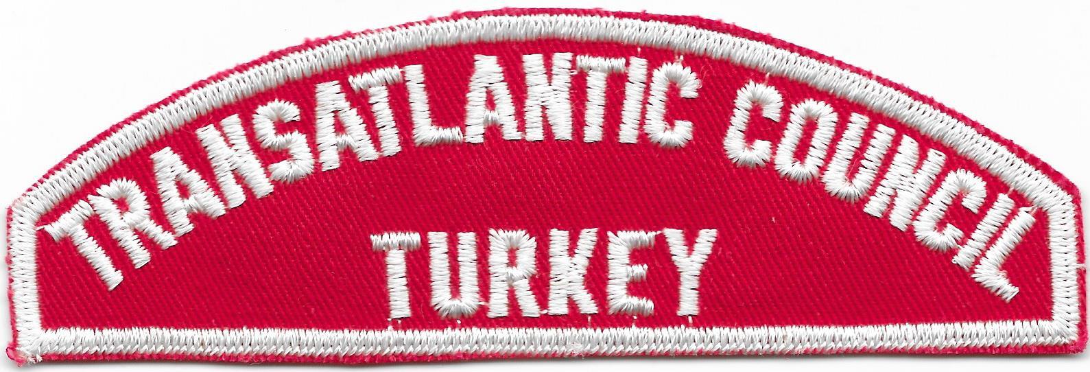 Transatlantic Council Turkey RWS Red and White Strip Boy Scouts of ...