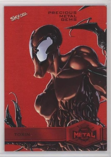 EPACK Spiderman Metal Universe Red PMG Precious Metal Gems #192 Toxin ...