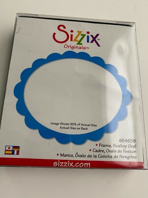 Sizzix Original Die --Frame, Scallop Oval #654638 | eBay