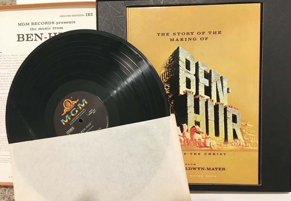 Ben Hur Soundtrack, Vinyl Record, Miklos Rozsa, Antique 1959 | eBay