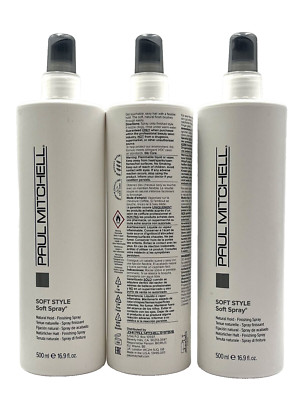 Paul Mitchell Soft Style Soft Spray 50% VOC 16.9 fl.oz-3 Pack | eBay