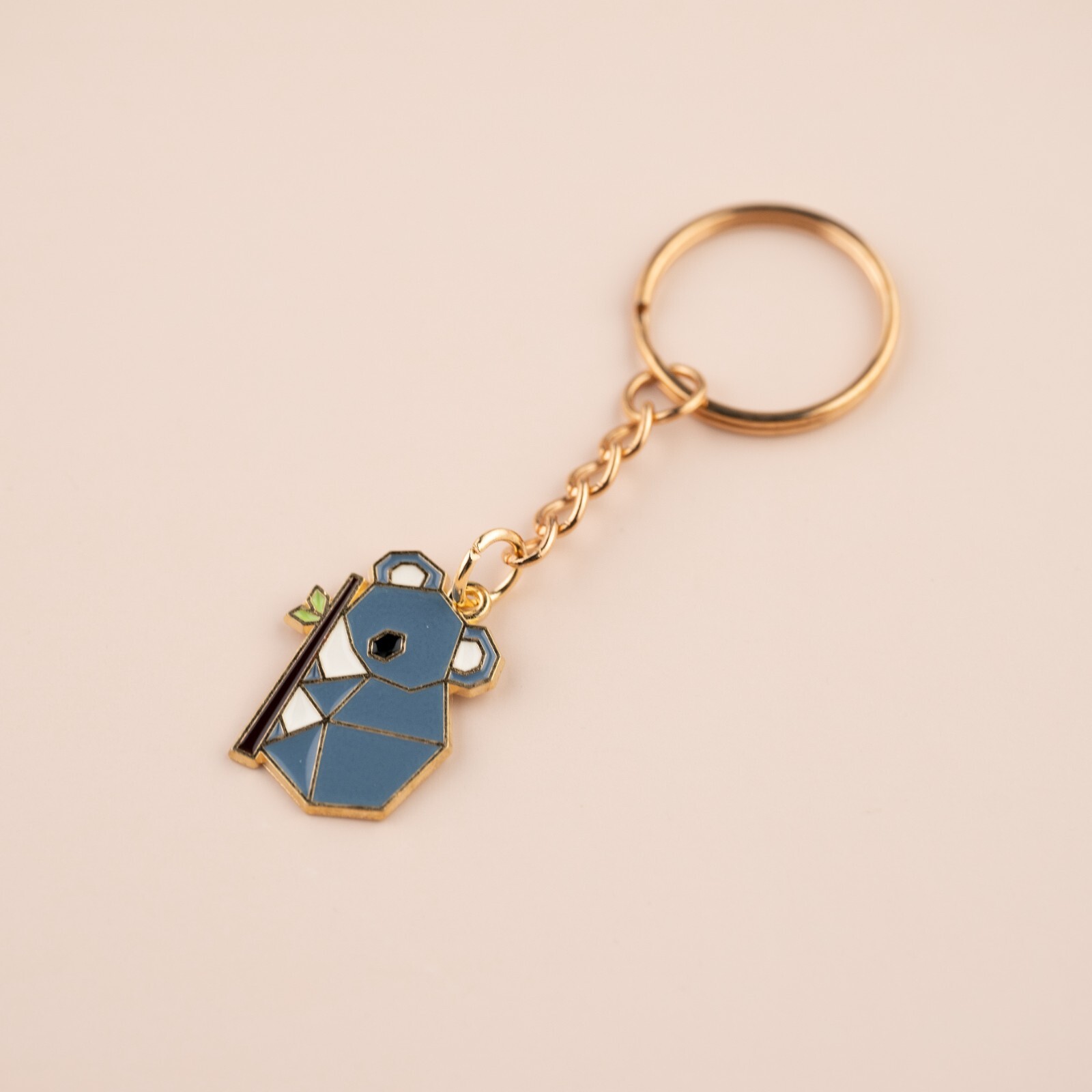 Cute Artistic Koala Wildlife Animal Art Keychain Keyring Novelty Gift ...