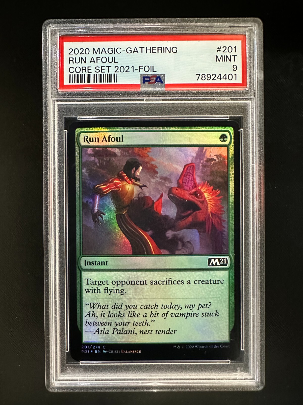 2020 Magic the Gathering #201 - M21 Core Set Foil 2021 - Run Afoul ...