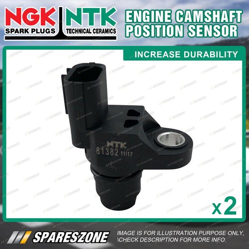 2 NTK Camshaft Position Sensors for Honda Integra DC Jazz GU GD Odyssey ...