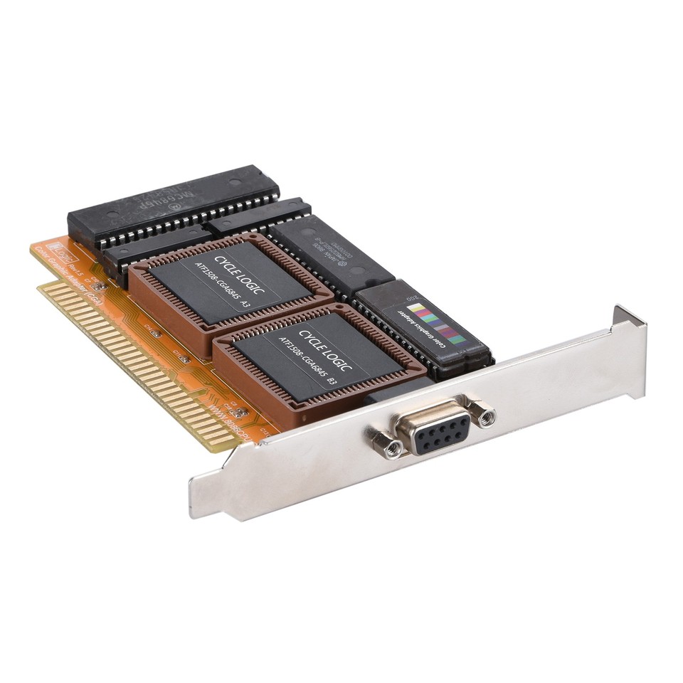 For IBM PC CGA Graphics Vintage Card 16Kb 6845 Color Graphic Adapter ...