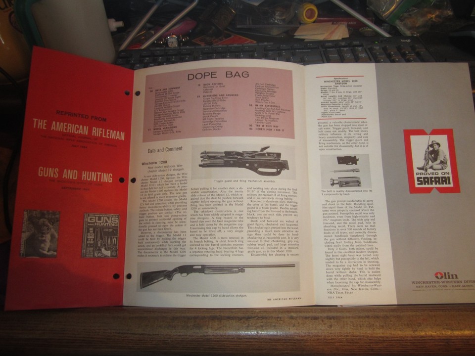WHAT THEY'RE SAYING Gun Brochure Winchester 1200 Shotgun Review ...