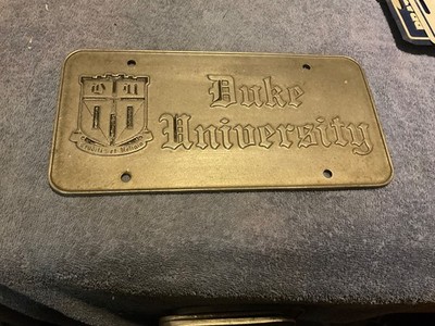 Pewter License Plate Duke University Durham North Carolina | eBay