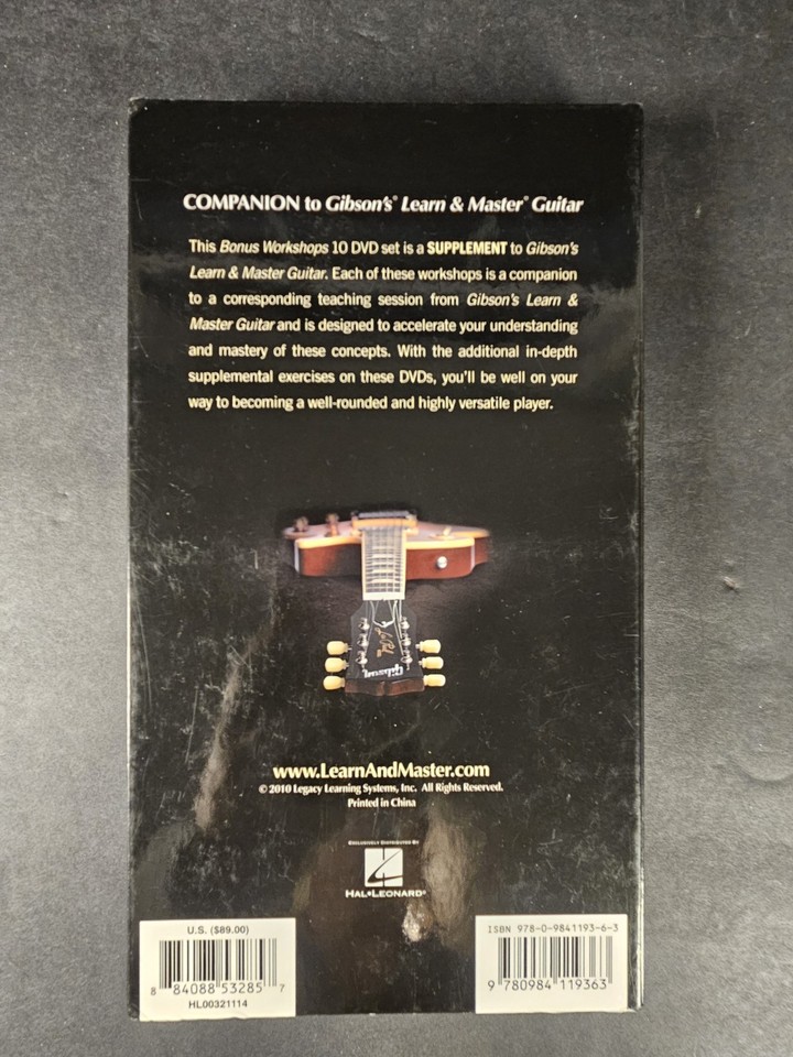 Gibson's Learn and Master Guitar with Steve Krenz 25 Disc Set 2010 | eBay