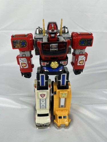 BANDAI Power Rangers Lightspeed Rescue GoGoFive DX Victory Robo ...