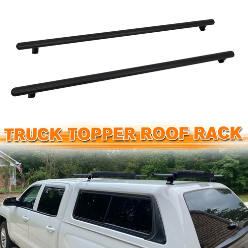 50" Adjustable Pickup Truck Topper Ladder Roof Rack Camper Shell for ...