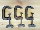 Antique P&L 2 inch Bat Wing C Clamps - Set Of 3 | eBay