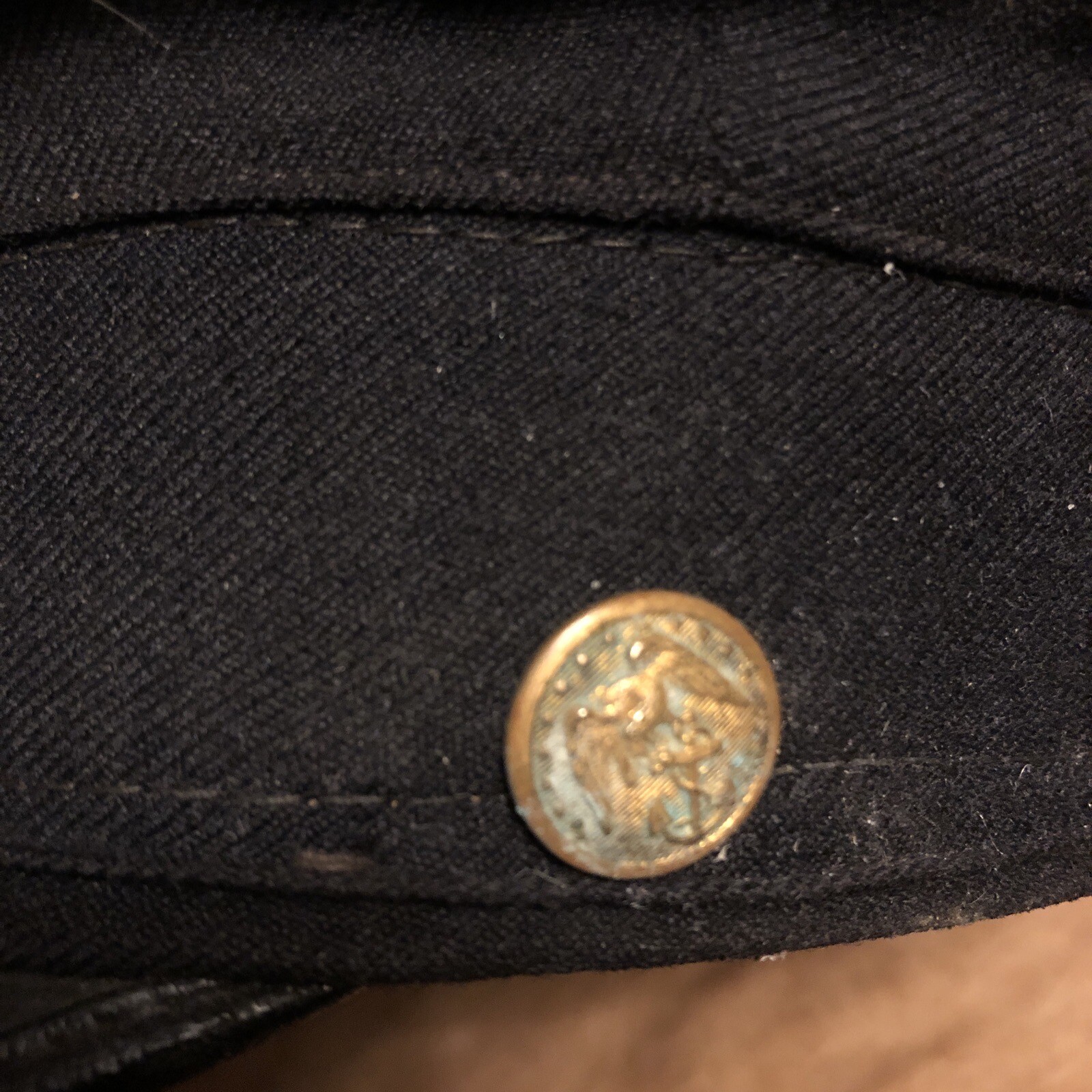 WW1 USMC Marine Corps cover Uniform Cap WWI bell Crown uniform US ...