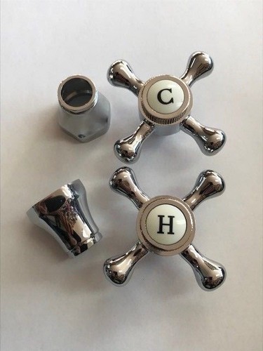 Cross Head Tap Handles Chrome With 20 Spline | eBay