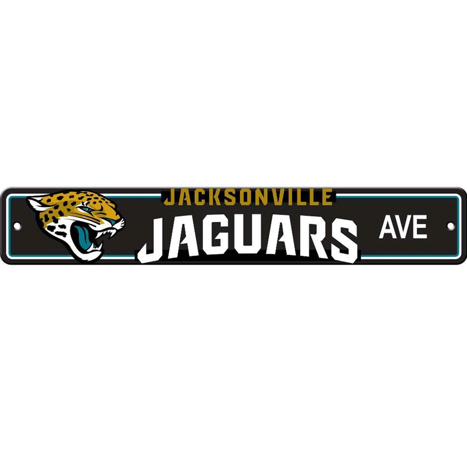 Official NFL Football Street Sign Ave Licensed Durable Man Cave | eBay