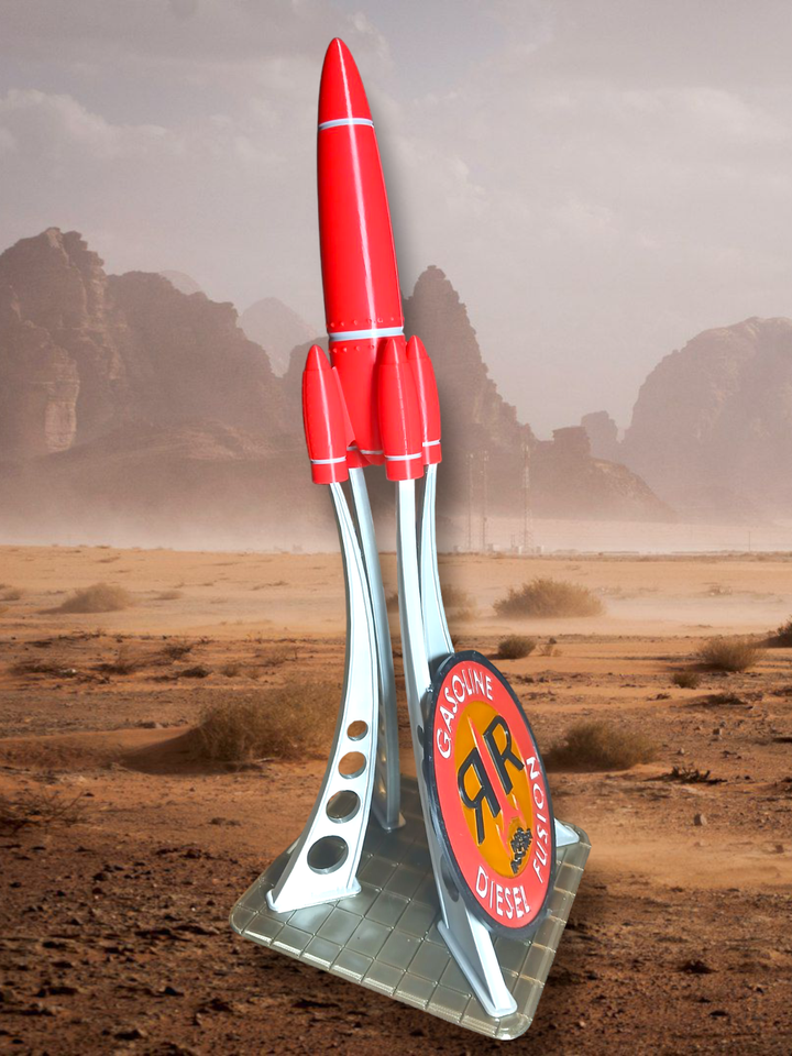 Fallout Red Rocket Fuel Station Display 15in | eBay
