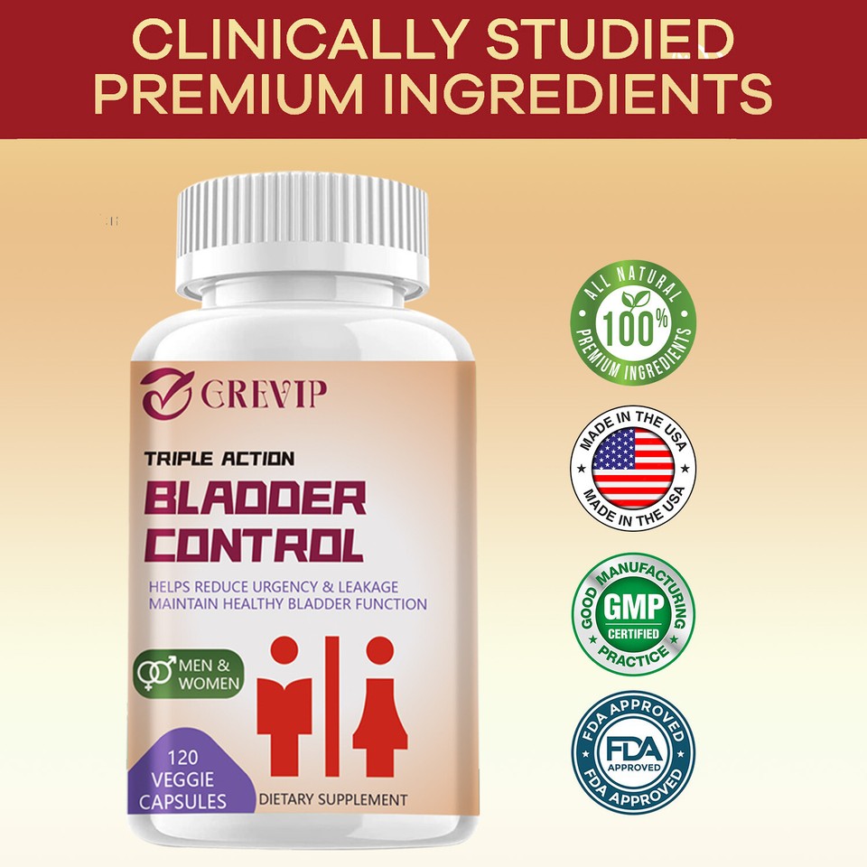 Bladder Control Capsules - Improve Overactive Bladder Control, Prostate ...